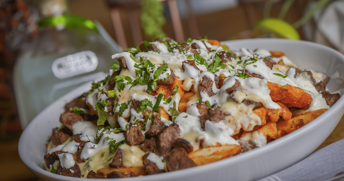 Carne Asada Waffle Fries - Loco Patrõn - Mexican Restaurant in AZ