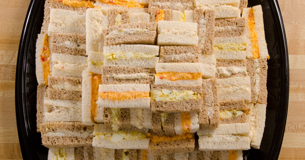 Large Finger Tea Sandwich Tray - Chappy's Deli - Deli in AL