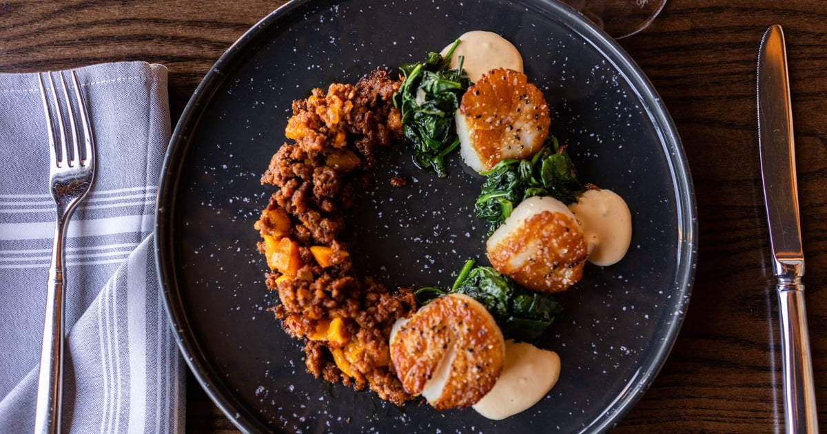 Pan Seared Scallops - Menu - Blue Jay Bistro