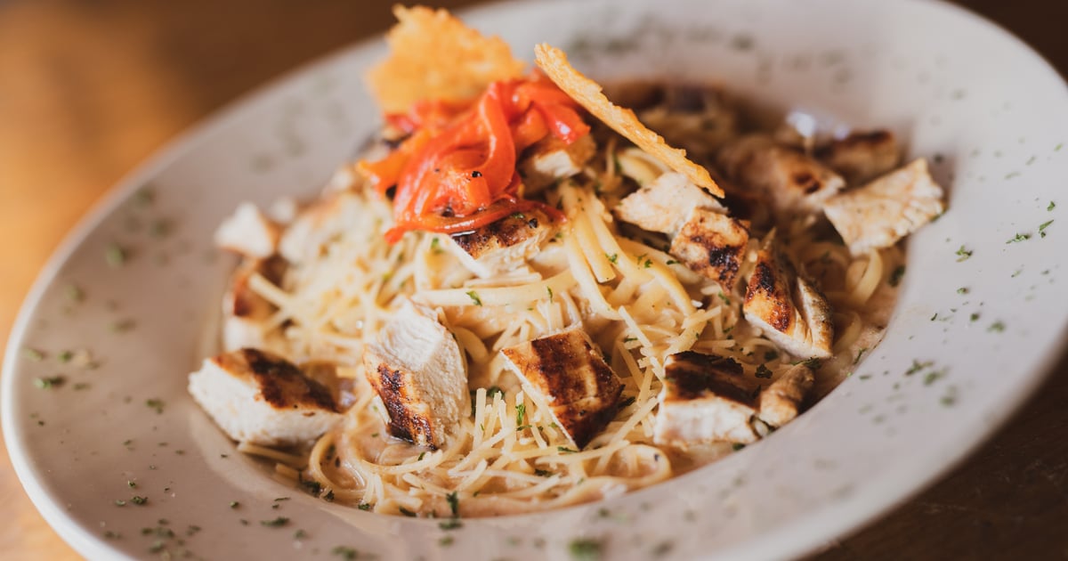 Chicken Fajita Pasta - Main Menu - Texas Club Grill & Bar in Ruidoso, NM