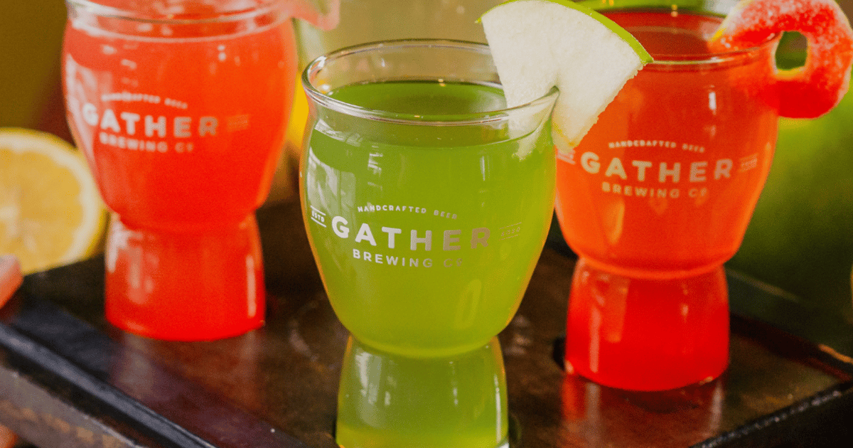 Mimosa Flight - Brunch Menu - Gather Brewing Co.