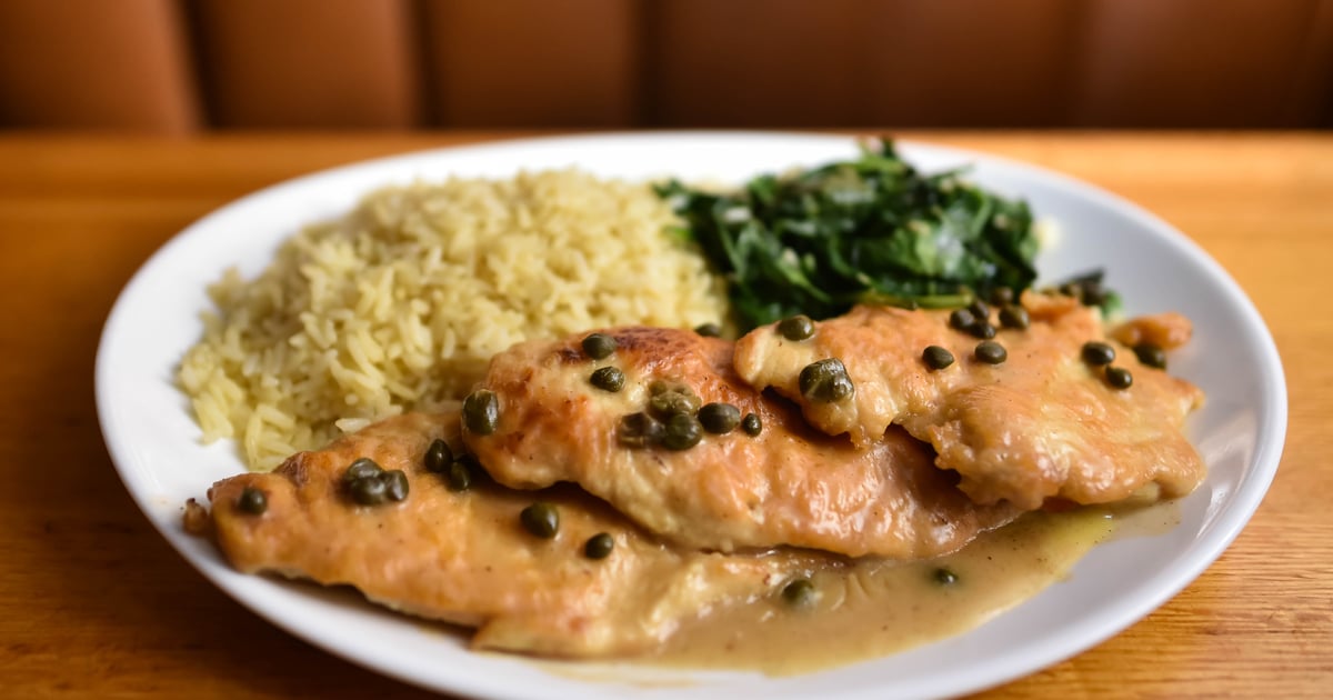 Chicken Picatta Dinner Main Sylvan Street Grille Bar And Grill In Ma