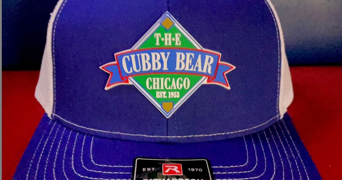 Cubby Logo Hat Blue - The Cubby Bear Chicago - Wrigleyville's ...