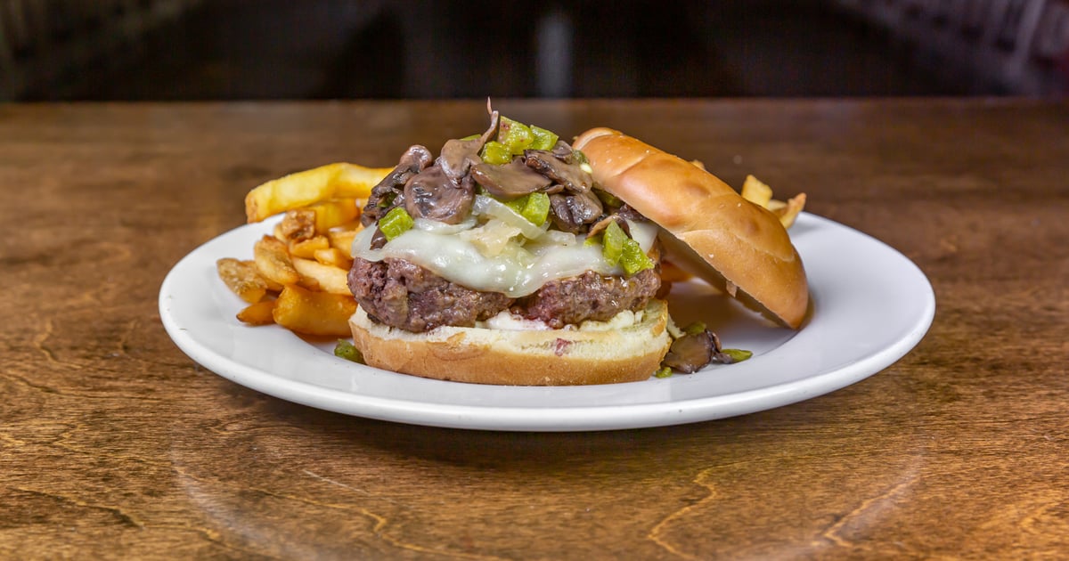 The Philly Burger - Food Menu - Arthur’s - Cincinnati, Ohio