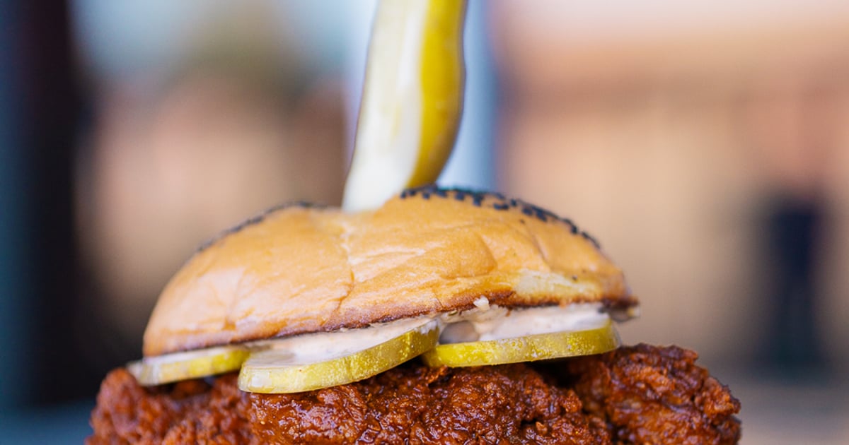Nashville Hot Chicken Sandwich - The Parish - American Restaurant in ...