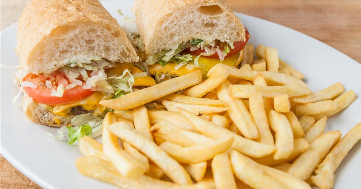 HAMBURGER - Main Menu - Guillory's Deli and Tamales - Sandwich ...