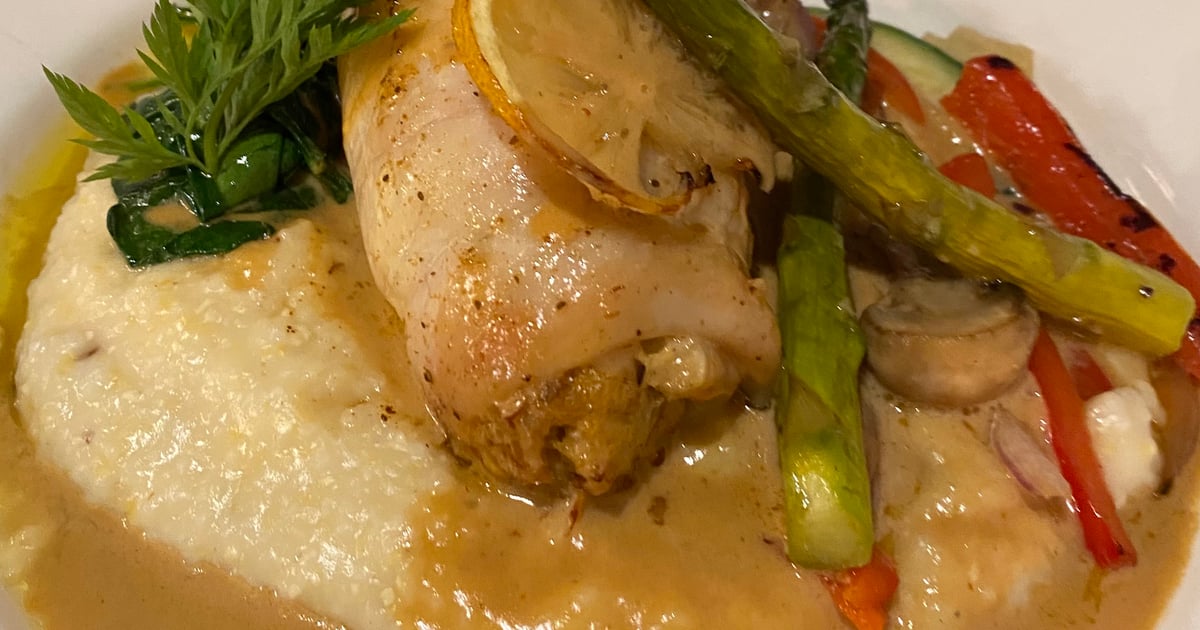 Flounder and Crab Meat Roulade - Morten's at Old Town - Brunch ...