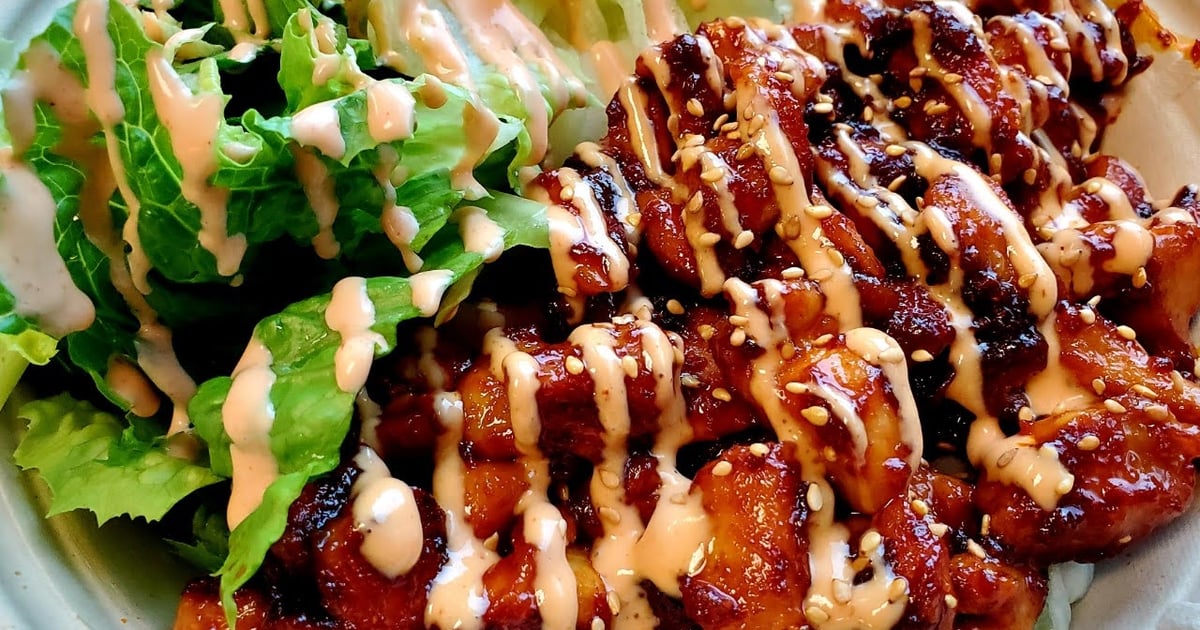 Gochujang Chicken Ricebowl - Menu - The Bite of Korea (The BOK)