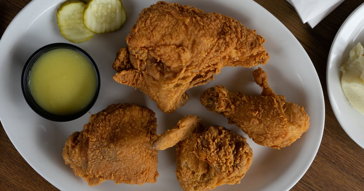 #12 Whole Fried Chicken - The Wishbone Family Restaurant - American ...