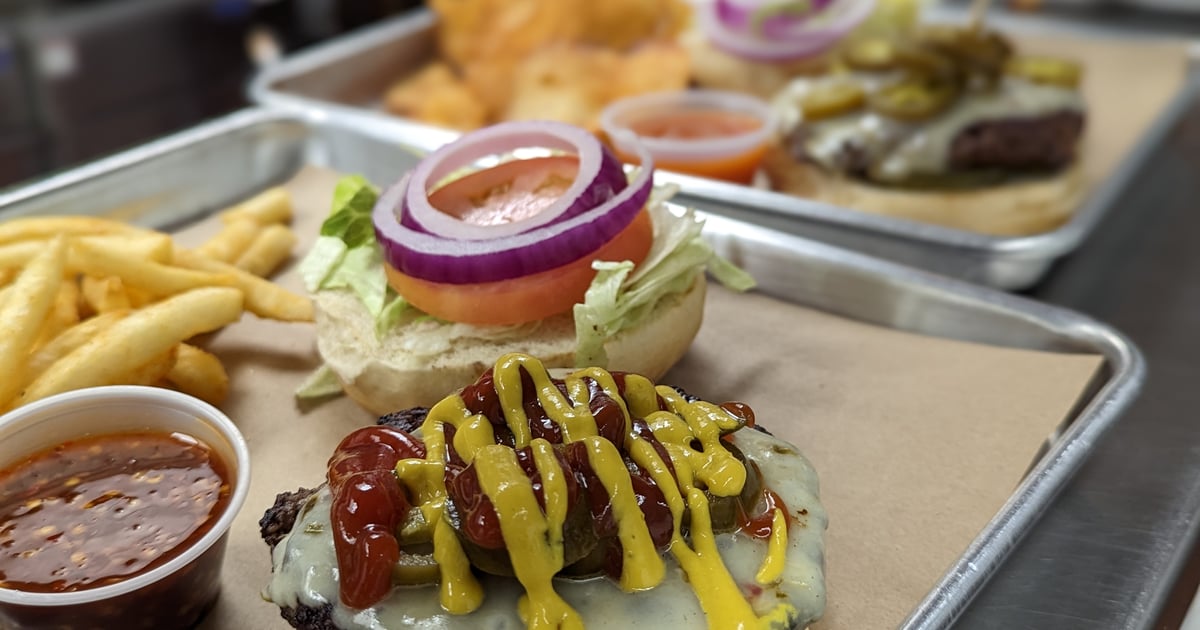 Build Your Own Burger - Third Base Grill