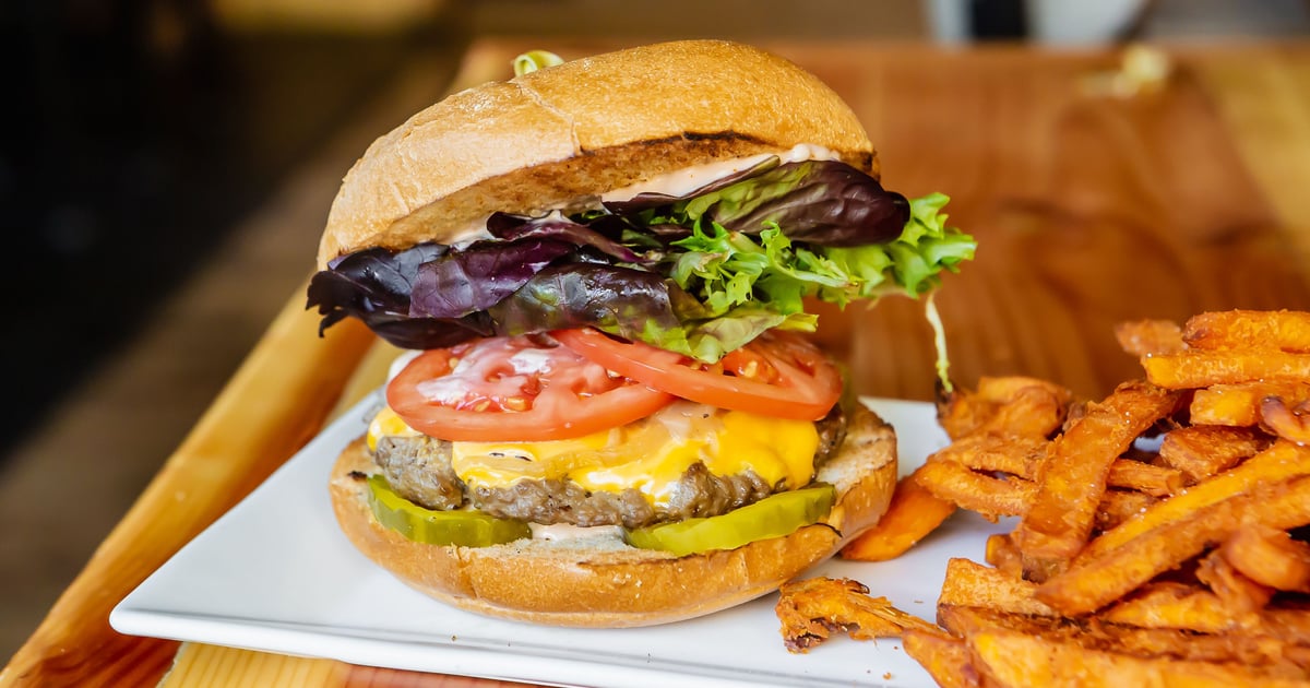 Little Town Burger - Food Menu - Backwoods Brewing Company - Brewpub