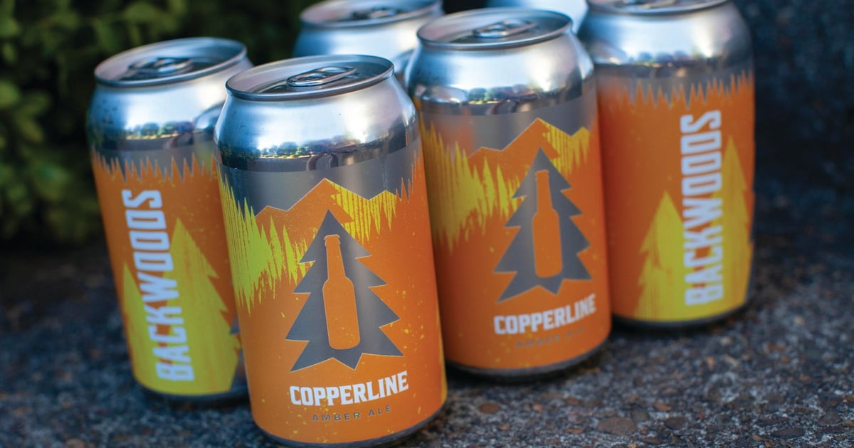 Copperline Amber Ale - Our Craft Brews - Backwoods Brewing Company ...