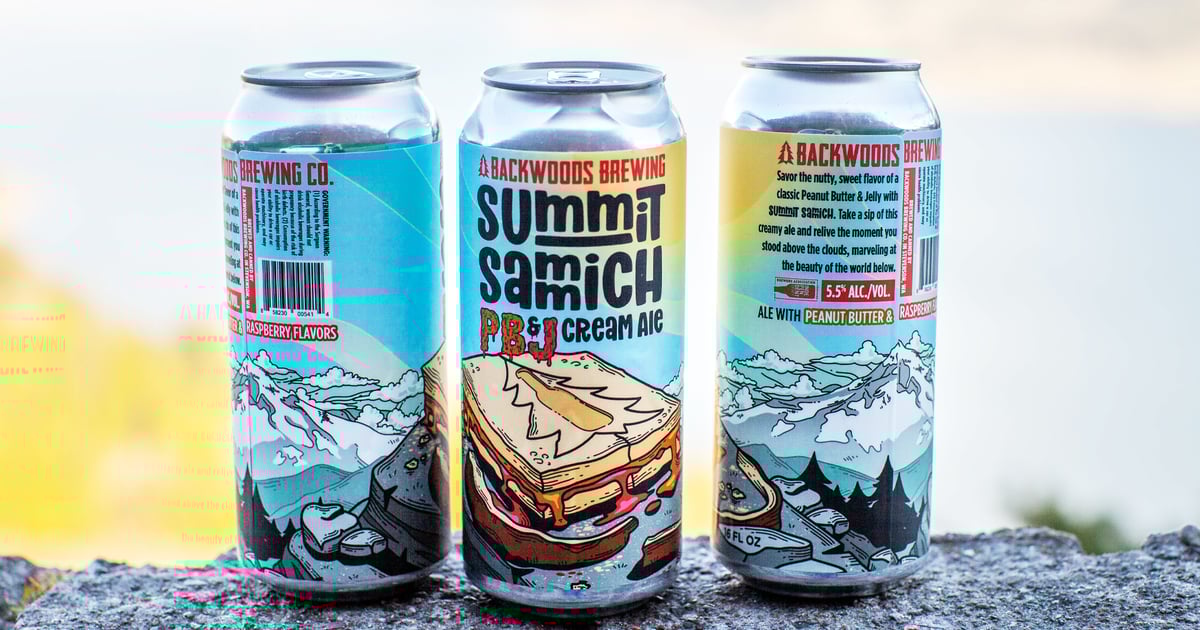 Summit Sammich Cream Ale - Our Craft Brews - Backwoods Brewing Company ...