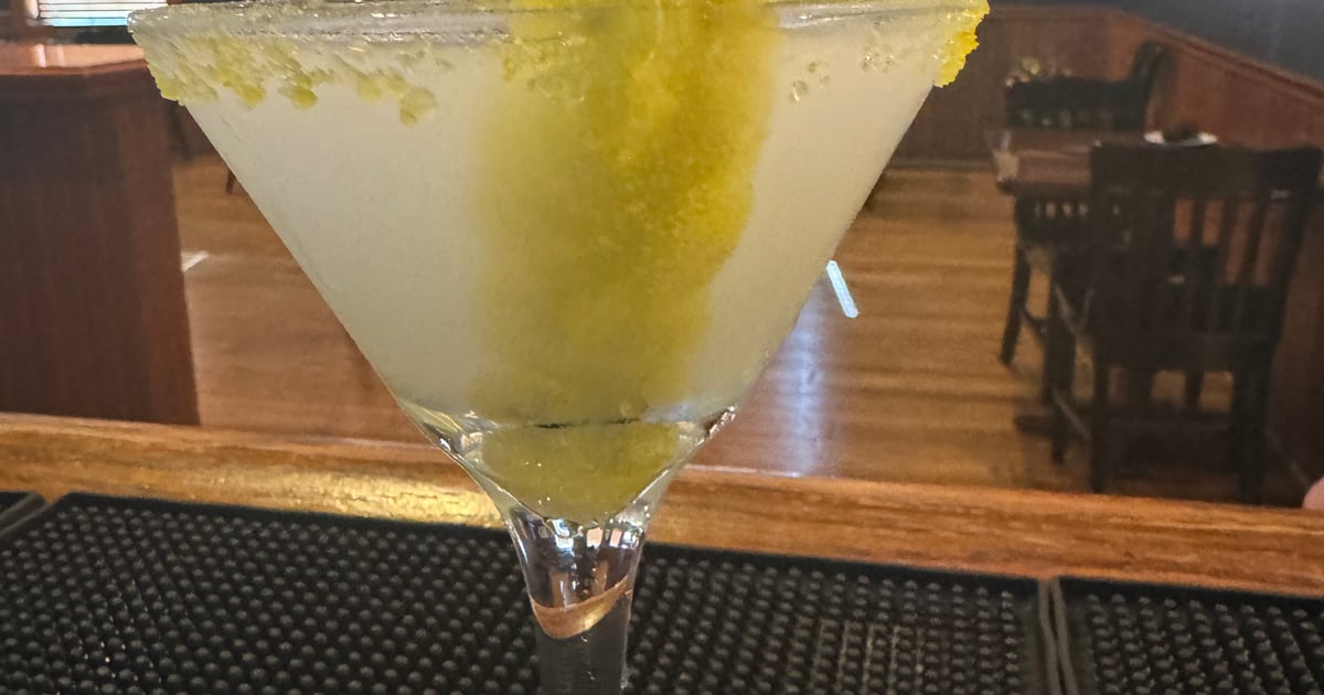 Lemon Drop Martini - Christie's Seafood & Steaks - Best Seafood ...