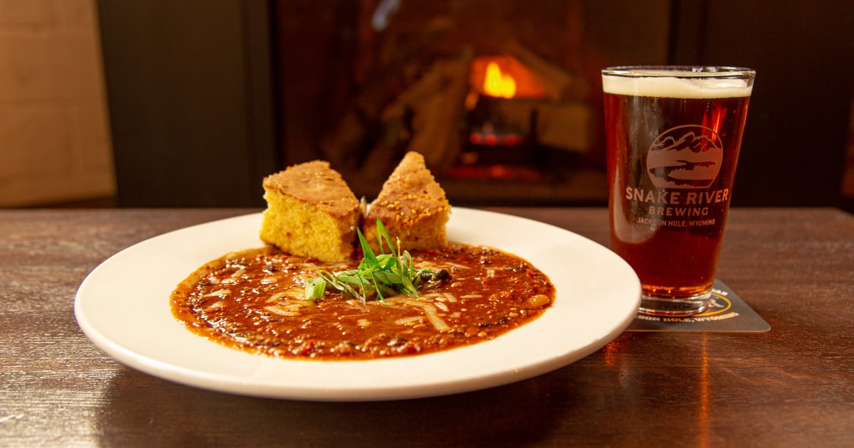 Wyoming Bison & Beef Chili - Snake River Brewing - Wyoming's Oldest ...