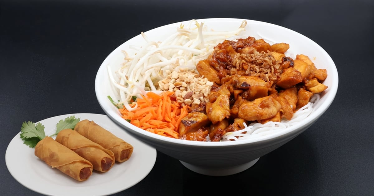 Grilled Chicken Rice Vermicelli - Sierra Noodle House