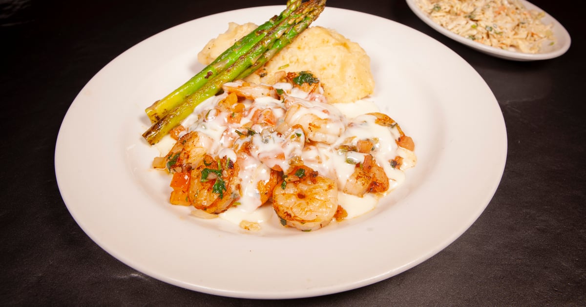 Smothered Shrimp - La Parrilla Mexican Restaurant - Mexican Restaurant