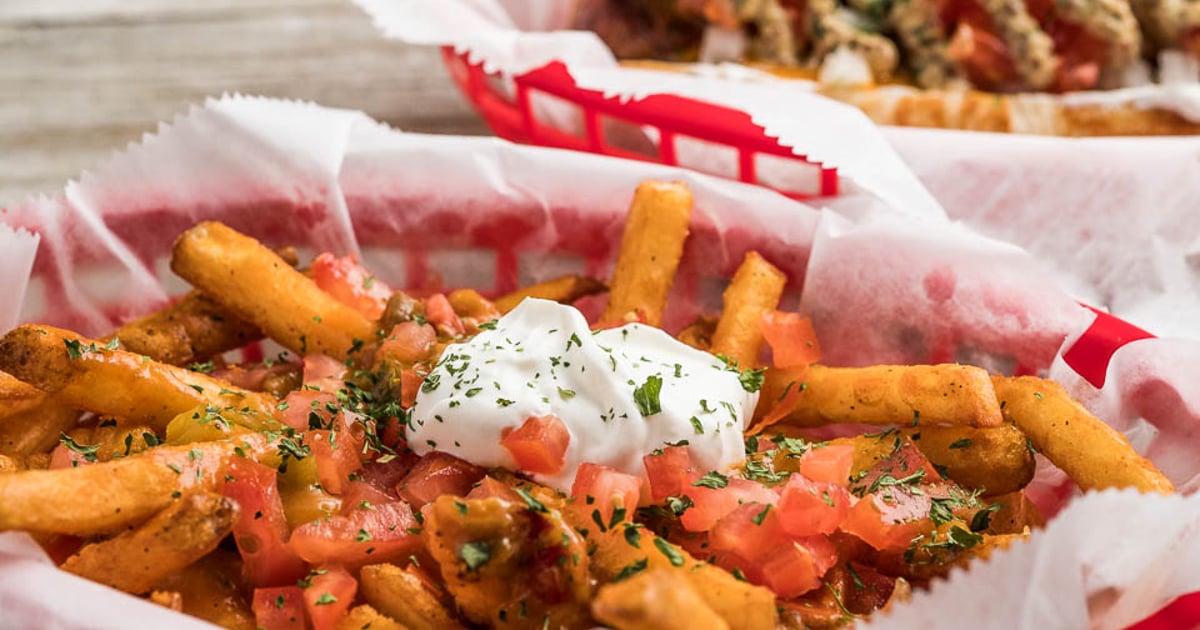 Crawfish Etouffee Fries - Dat Dog - Hot Dog Restaurant in LA