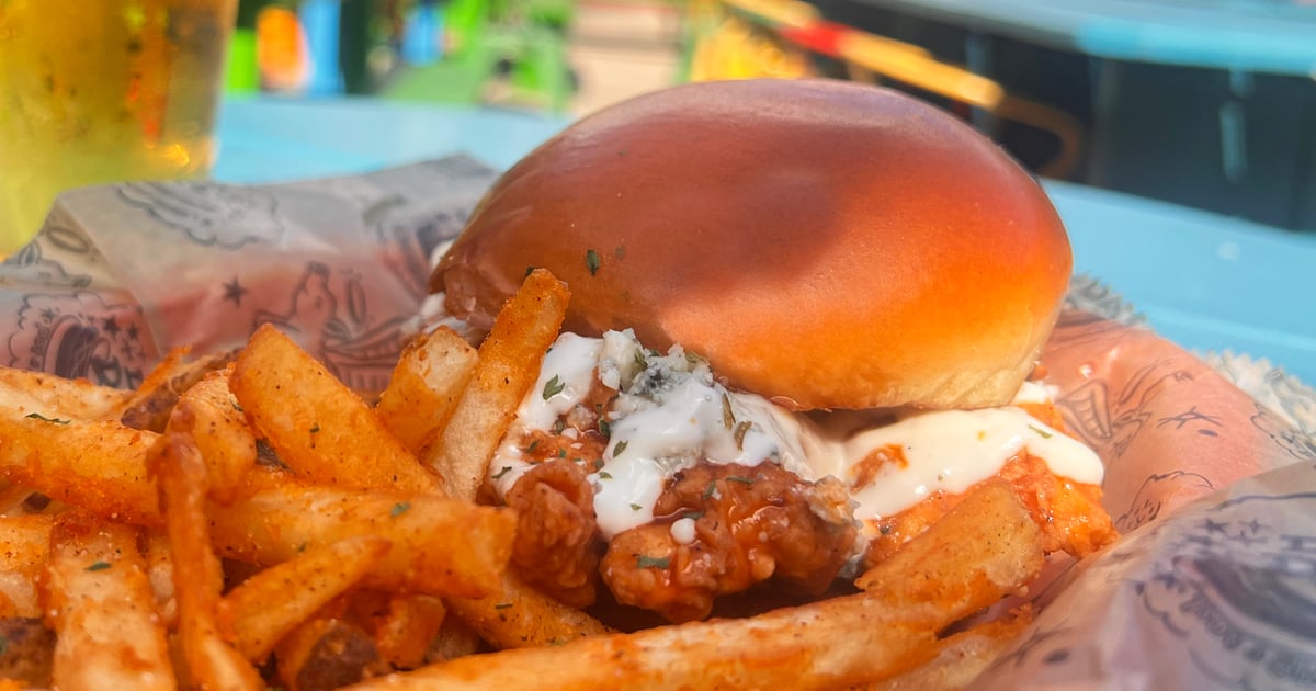 Buffalo Chicken Sandwich - Main Menu - Dat Dog - Hot Dog Restaurant in LA