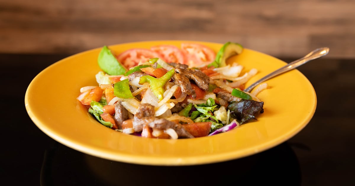 Fajita Salad - Menu - Fuentes Cafe Downtown - Mexican Restaurant in San ...