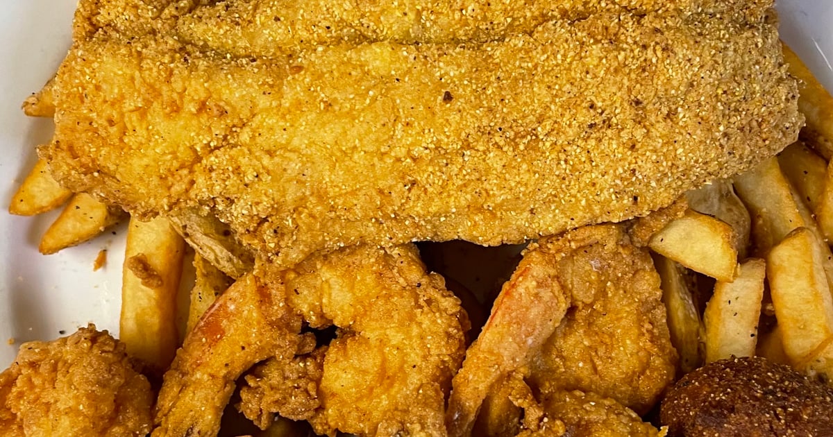 Fried Catfish & Shrimp Platter - Mason's Grill