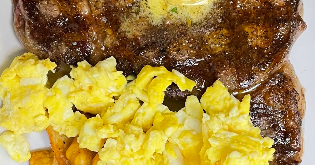 CAJUN Ribeye Steak & Egg Breakfast - Brunch - Mason's Grill