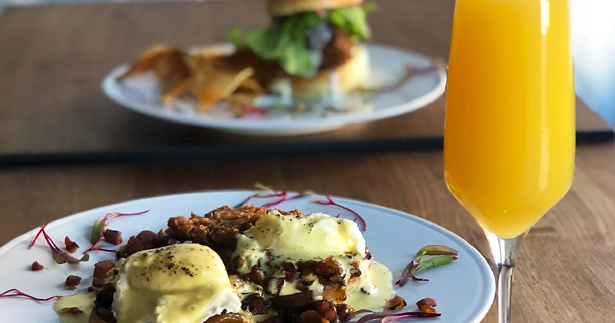 Bacon Onion Confit Benedict - The Marshal