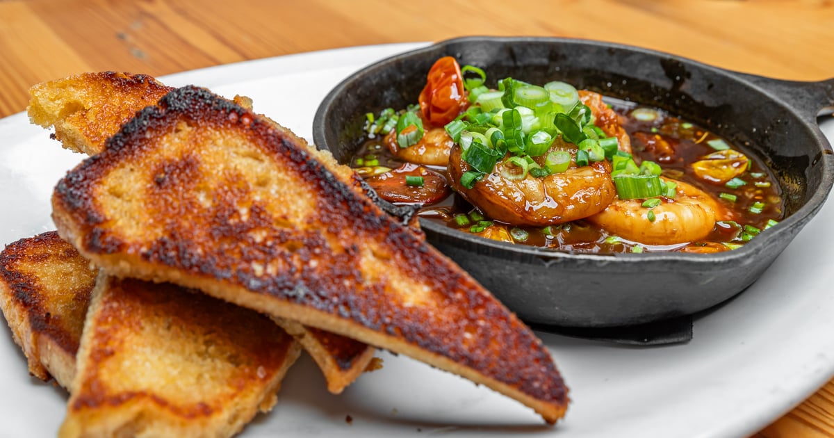 New Orleans BBQ Shrimp - Menu - Moondance Grill - New American ...