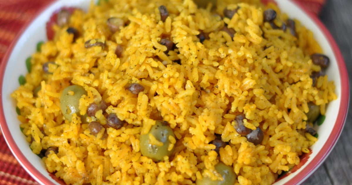 Arroz Con Gandules | Gandule Rice - La Esquina del Lechon - Cuban-style ...