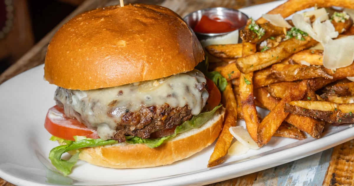 Grass-Fed Angus Burger - Apres Diem - European Restaurant in Atlanta, GA