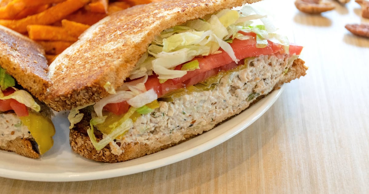 Jenny's Homemade Chicken Salad Sandwich - After Mornin Menu - Red Eyed ...
