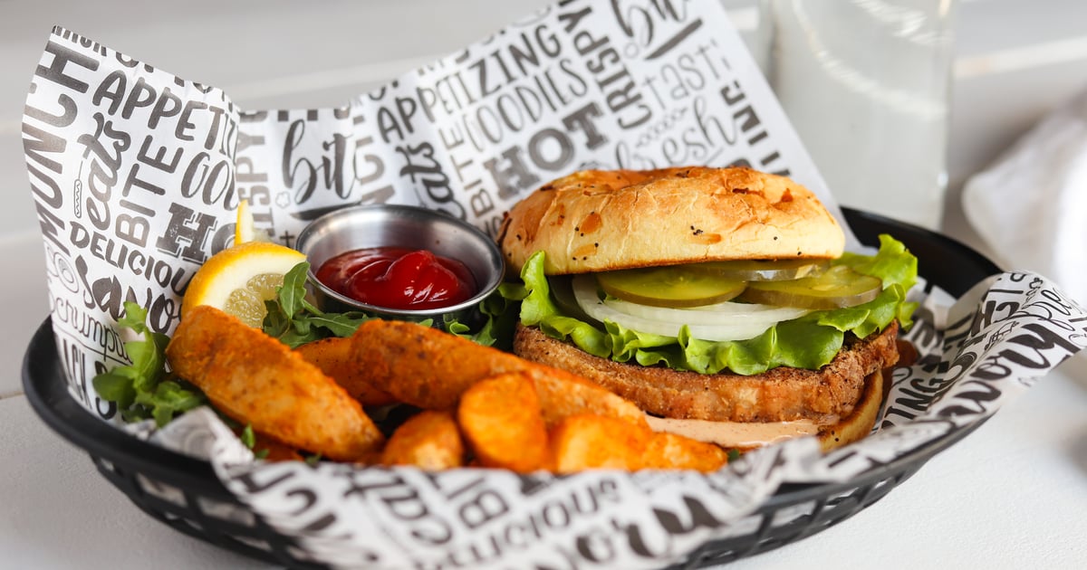 Pork Chop Sandwich Basket - Daily Lunch Menu - Southern Harvest Soul ...