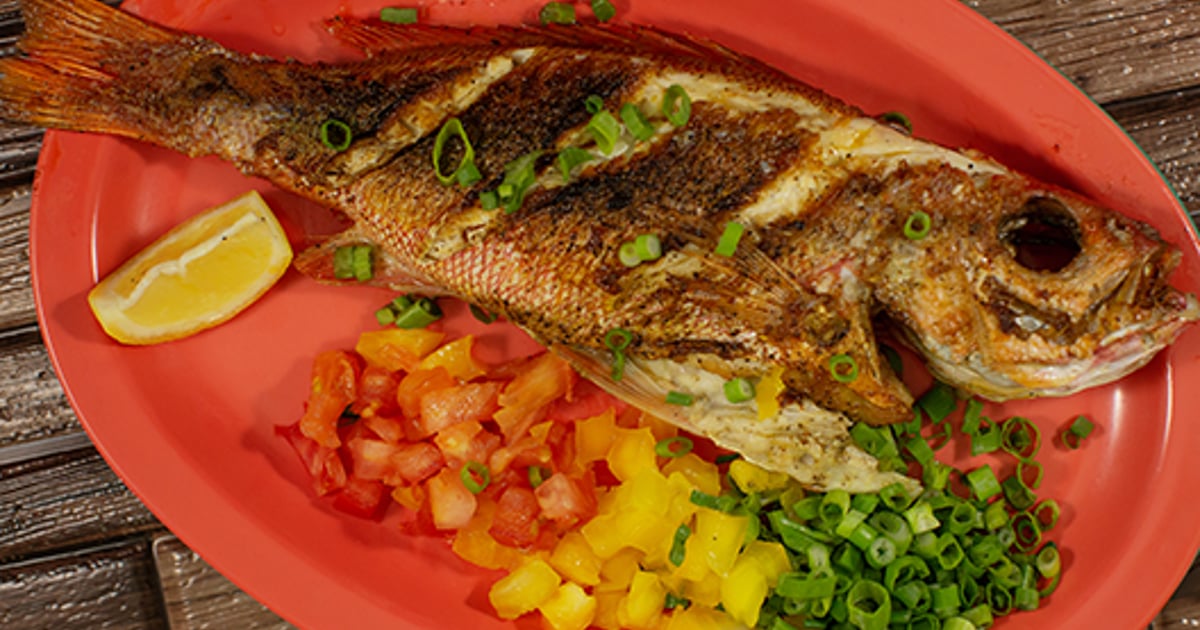 Fried Red Snapper Fish