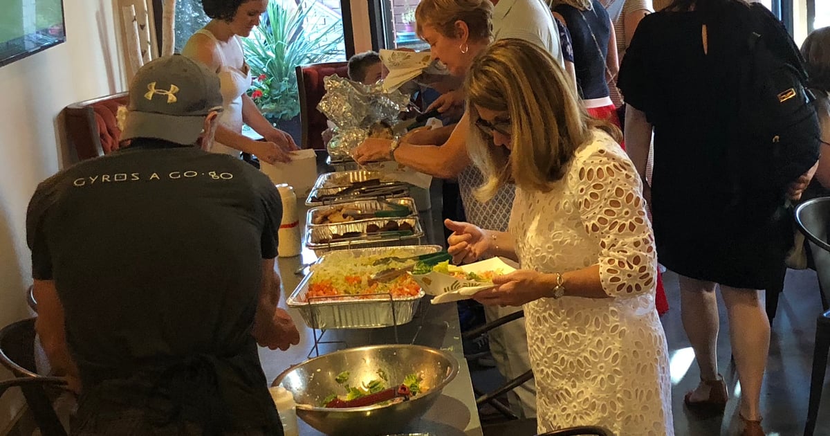 Build Your Own Gyro Bar - Skull Creek Greek