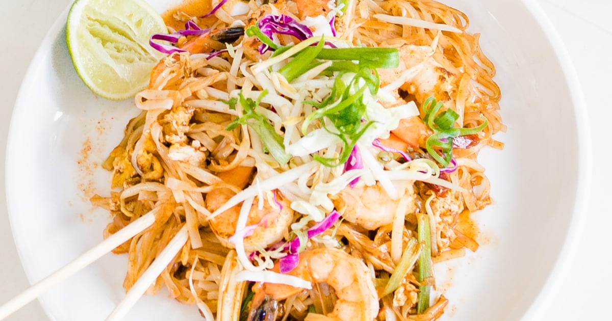 Lunch Pad Thai - Lunch Menu - Lemongrass Asian Bistro Sushi - Asian ...