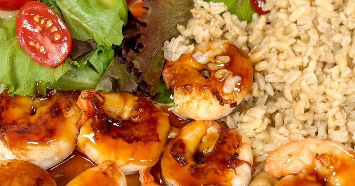 Shrimp Teriyaki Platter - Let's Get Serious.. Platters - Healthy Garden ...