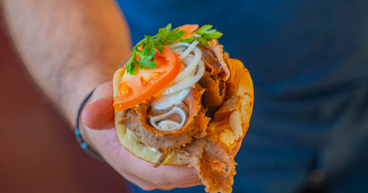 Gyro Handheld - Outdoor Grill Chicago - American Restaurant in Chicago, IL