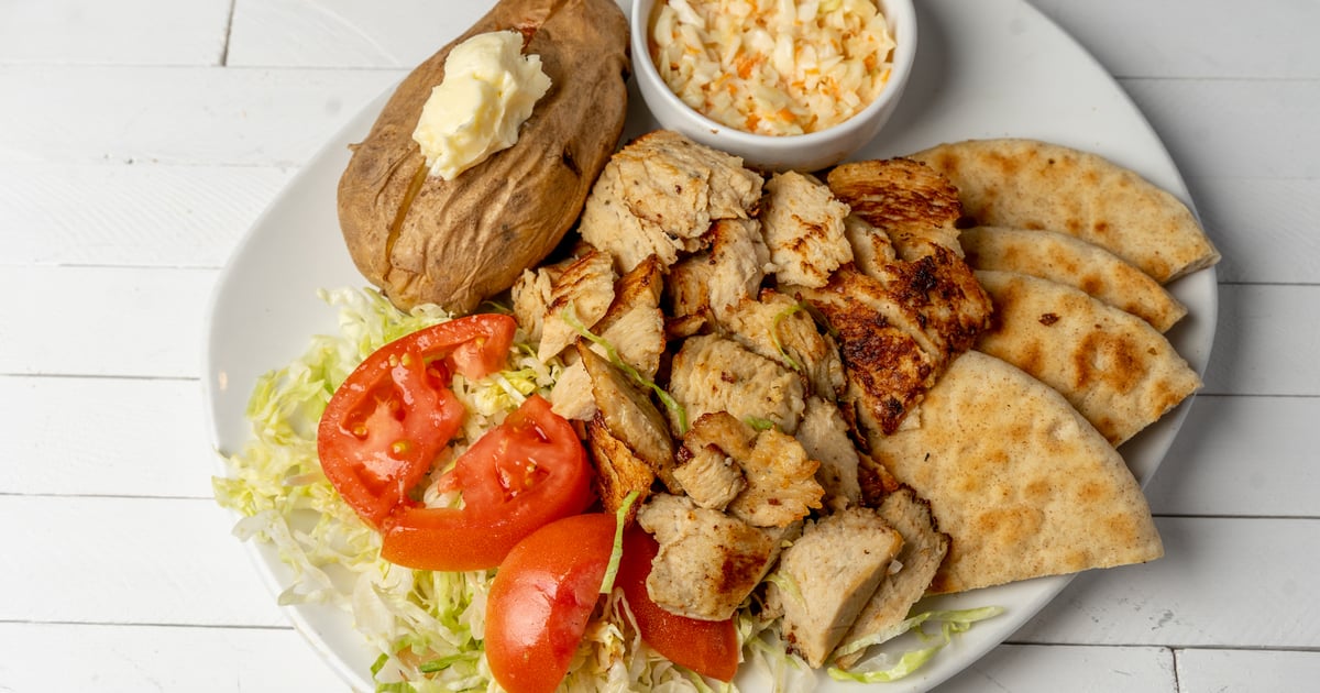 *Chicken Gyros Plate - Pappys