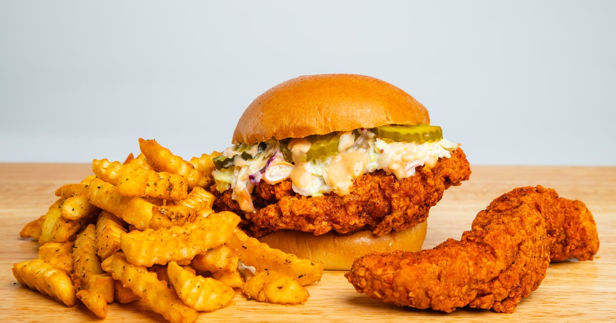 BRO'S #3: JUMBO TENDER WITH SANDWICH AND FRIES - Bro's Hot Chicken ...