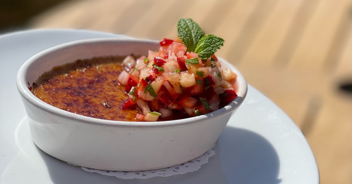 Tahitian Vanilla Bean Crème Brulee - Sapphire, Cellar. Craft. Cook ...