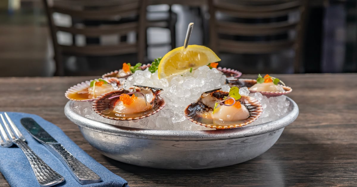 Scallops On the Half Shell - Dinner - High Tide Chandler at the Steelyard