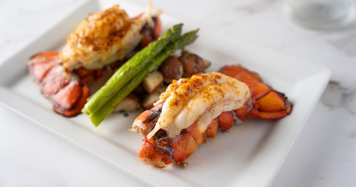 Twin Maine Lobster Tails - Dinner - PIER 22