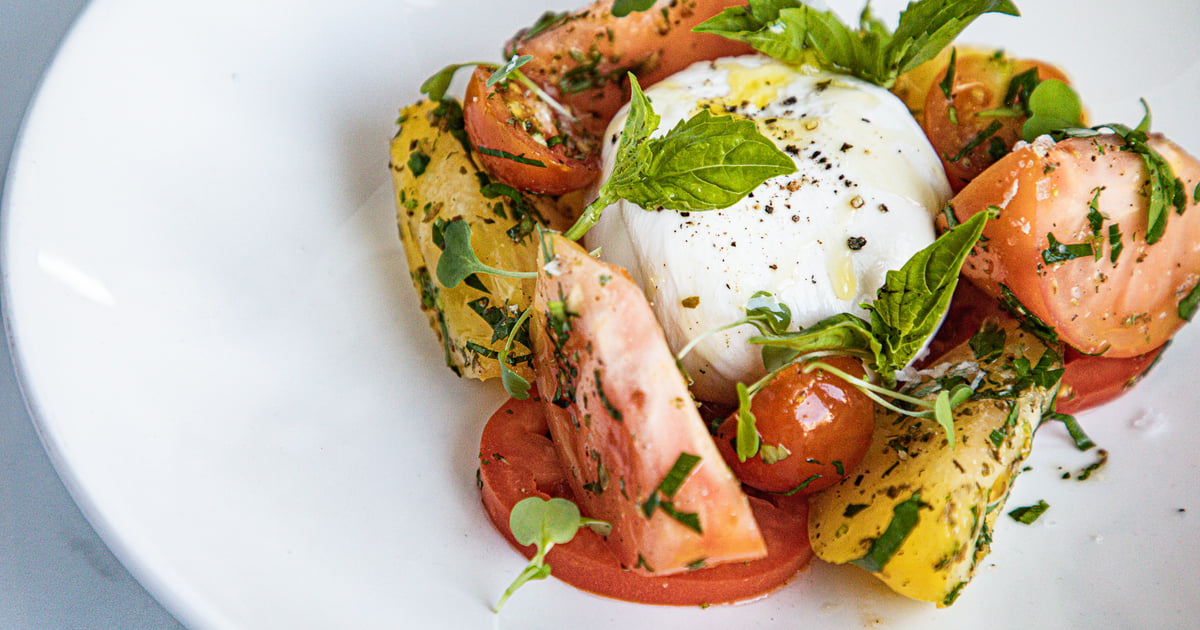 Burrata Caprese - Taverna | Italian Restaurant in Dallas, TX, Plano, TX ...
