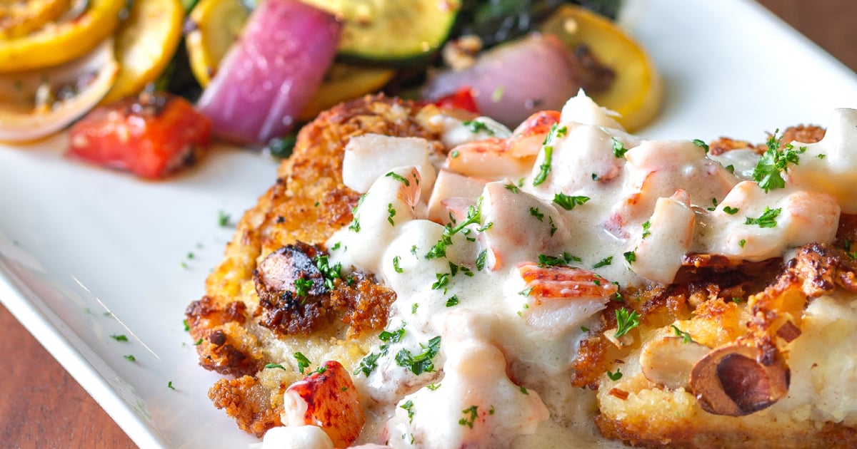 Almond Crusted Grouper with Lobster - Salt Life Food Shack
