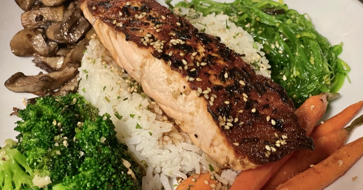 FURIKAKE SALMON BOWL - Gates Restaurant + Bar