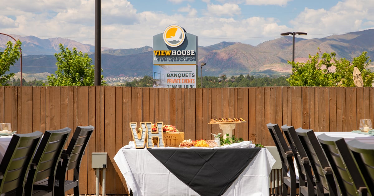Banquets | Colorado Springs - ViewHouse Eatery Bar & Rooftop