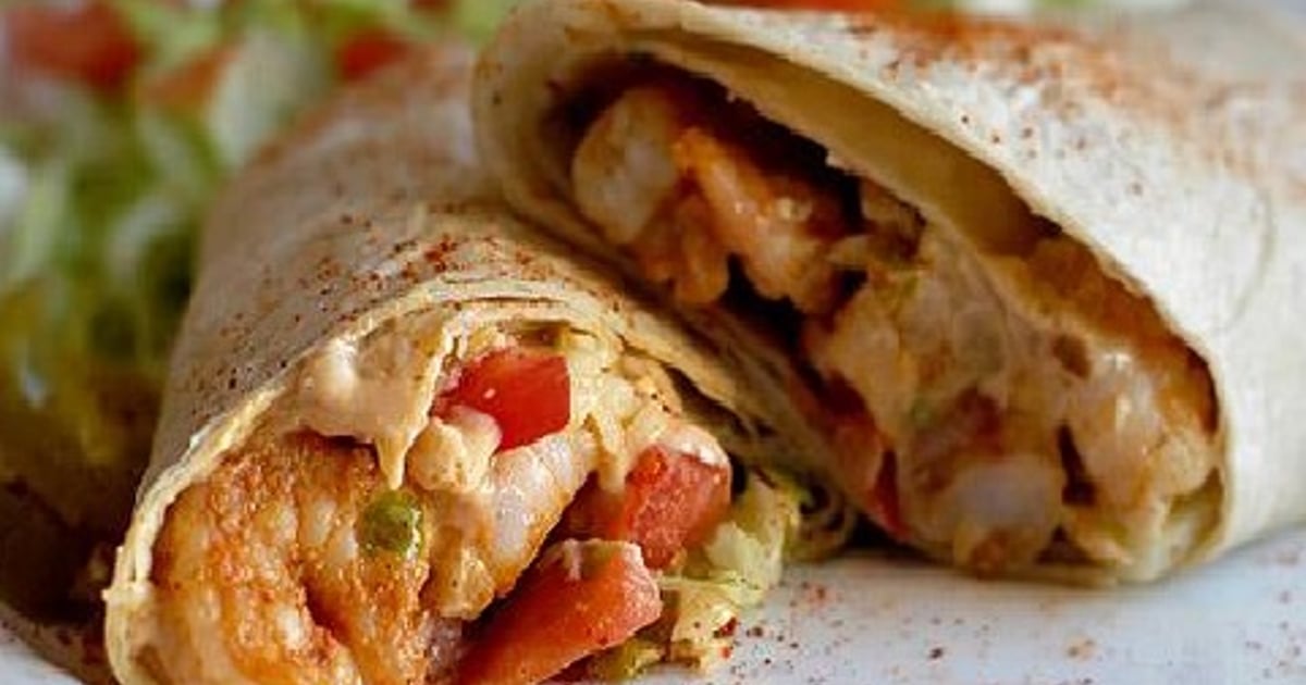 Boom Boom Shrimp Wrap - Menu - Chik'n Box Carryout