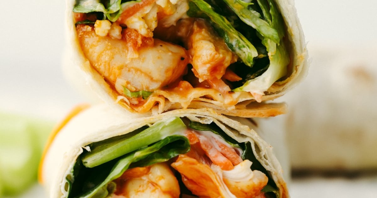 Boom Boom Chicken Wrap - Chik'n Box Carryout