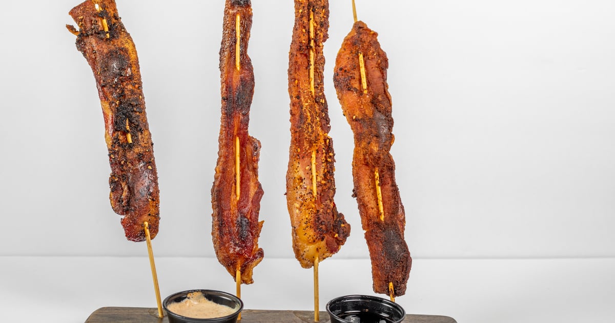 One Pound Bacon Flight - Gibbs Butcher and Brews - American Restaurant ...