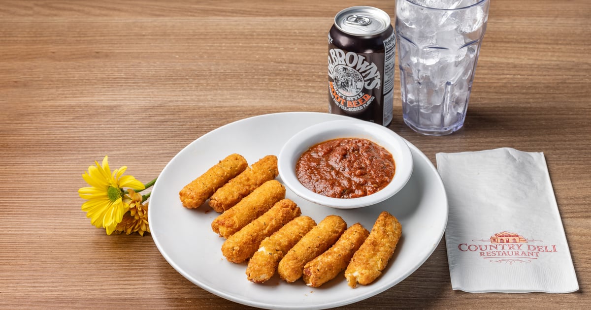 Mozzarella Sticks - Restaurant Menu - Country Deli - Deli in Chatsworth, CA